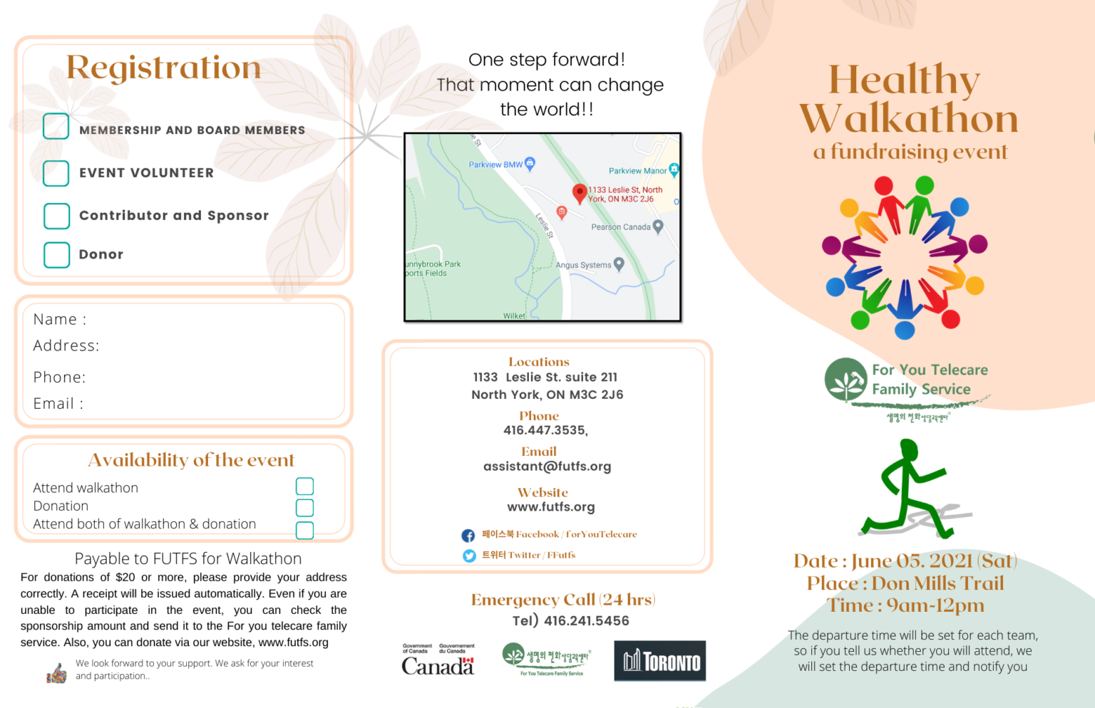 Healthy Walkathon (June 2021) - For You Telecare Family Service
