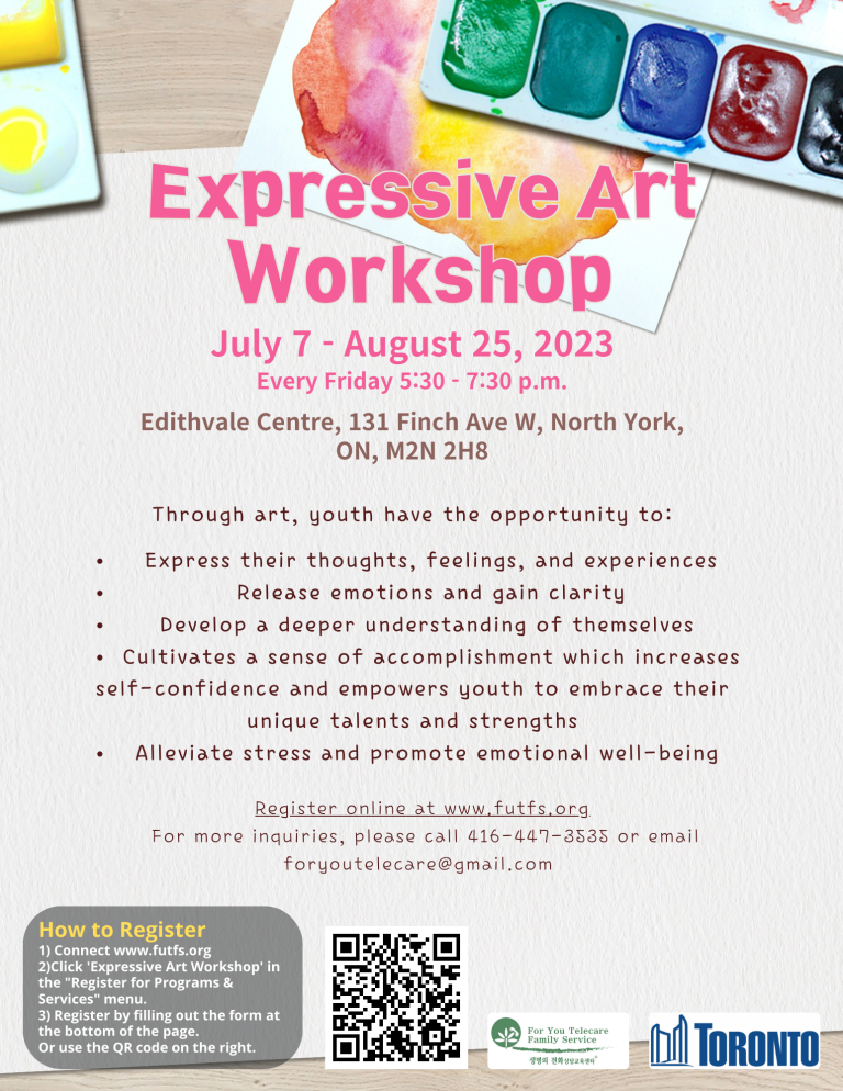 Expressive Art Workshop - For You Telecare Family Service