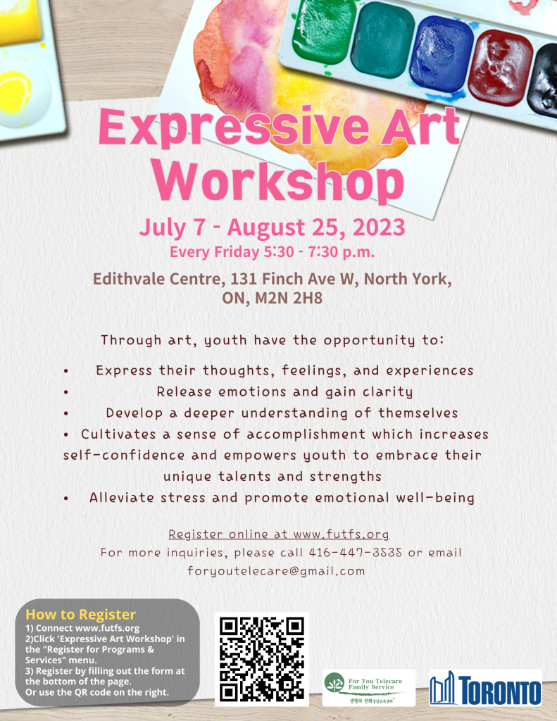 Expressive Art Workshop - For You Telecare Family Service