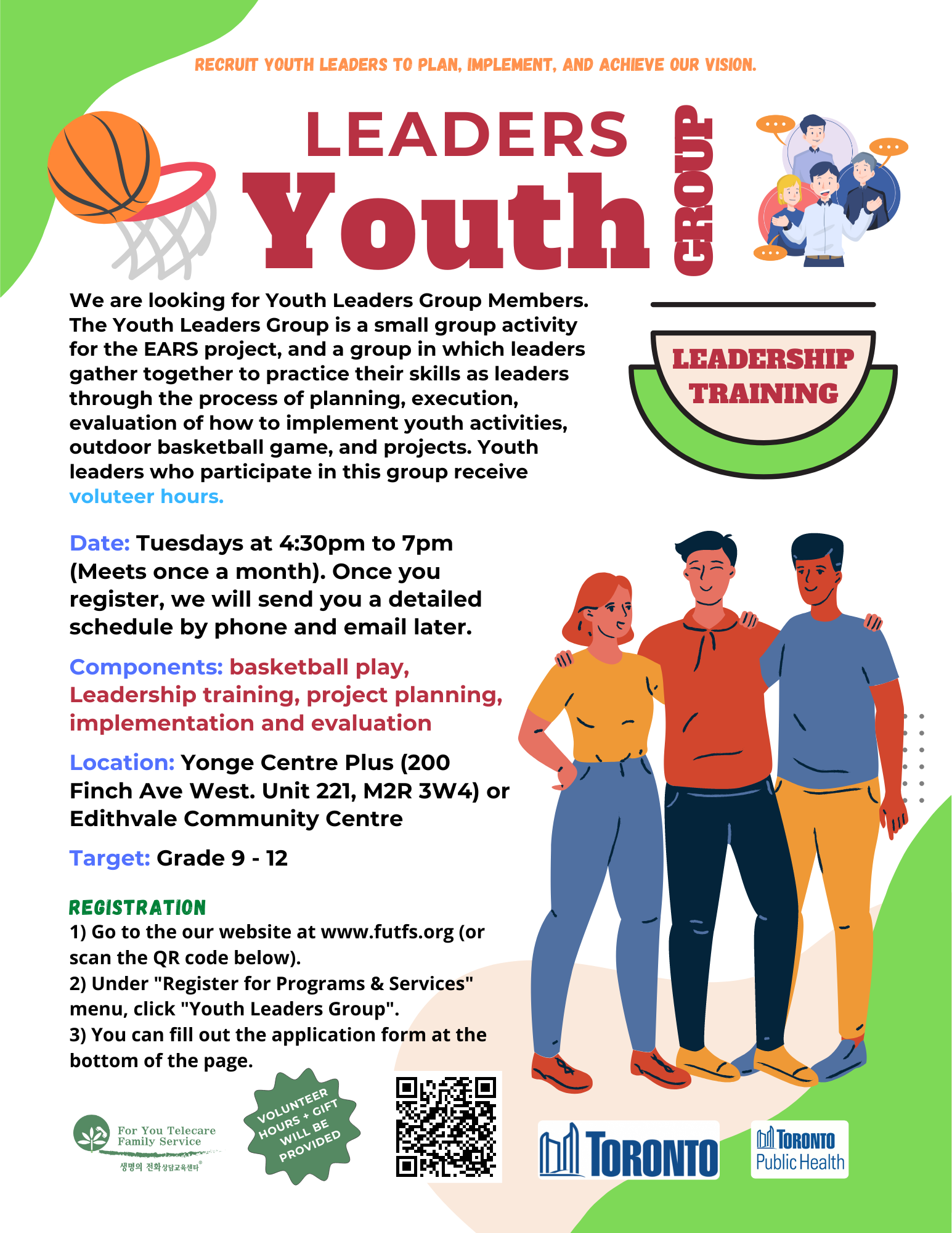 Youth Leaders Group - For You Telecare Family Service